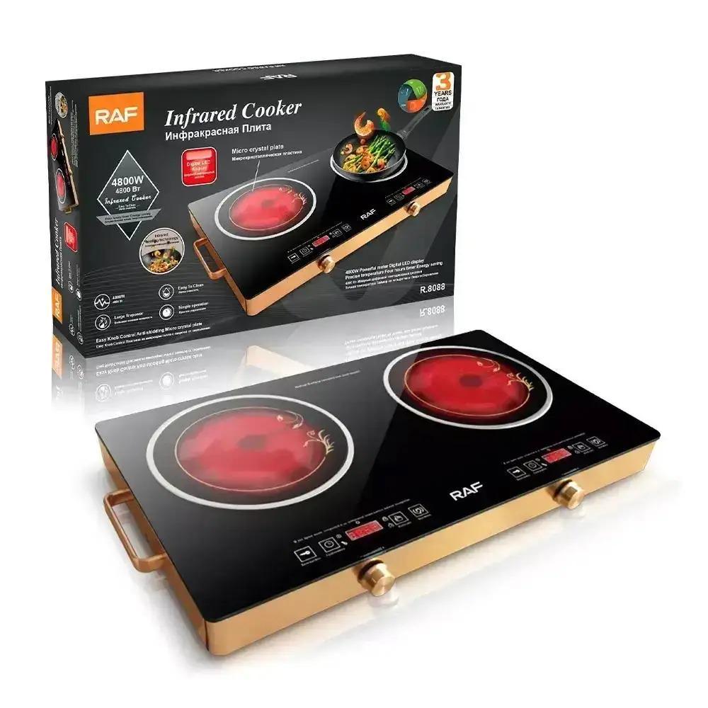 ᐉ Плита электрическая инфракрасная RAF 8088-4800W стеклокерамическая ...