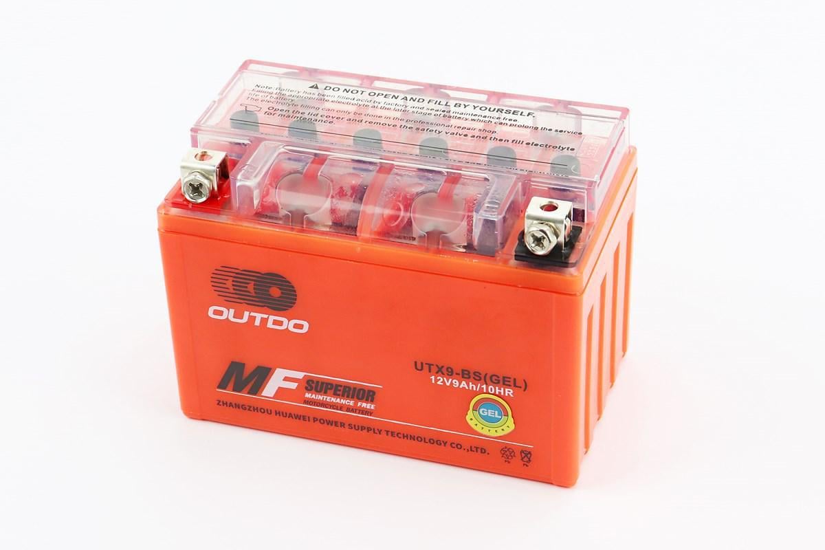 ᐉ Аккумулятор для мотоцикла гелевый Outdo 12V 9 Ah UTX9-BS • Купить в ...