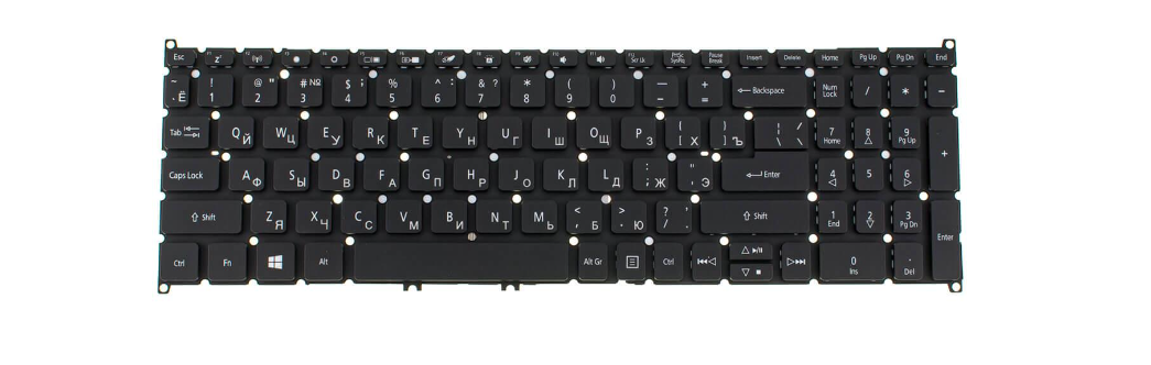 ᐉ Клавиатура для ноутбука Acer Aspire SP515-51N подсветка клавиш (NK ...
