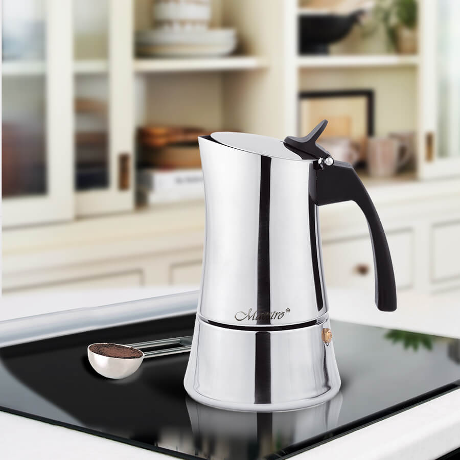 ᐉ Кофеварка гейзерная Maestro Espresso Moka 100 мл (1668-2м)