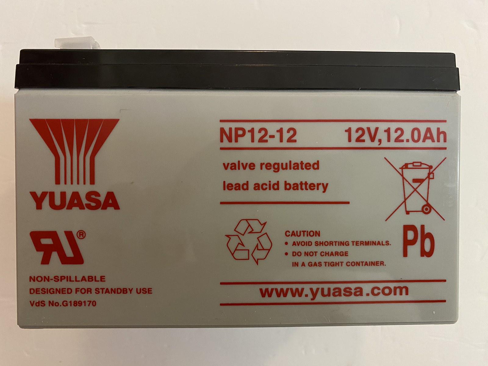 ᐉ Аккумуляторная батарея для ИБП Yuasa VRLA 12V 12Ah 151x98x97,5 мм 4 ...
