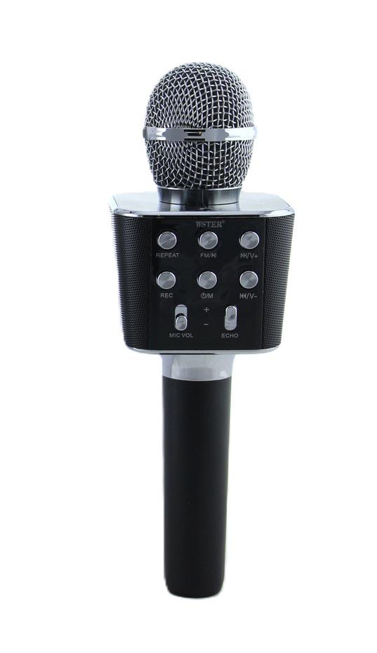 ᐉ Микрофон для караоке Wster WS 1688 1800 mAh 5 В Черный (612040) • Купить в Киеве, Украине ...