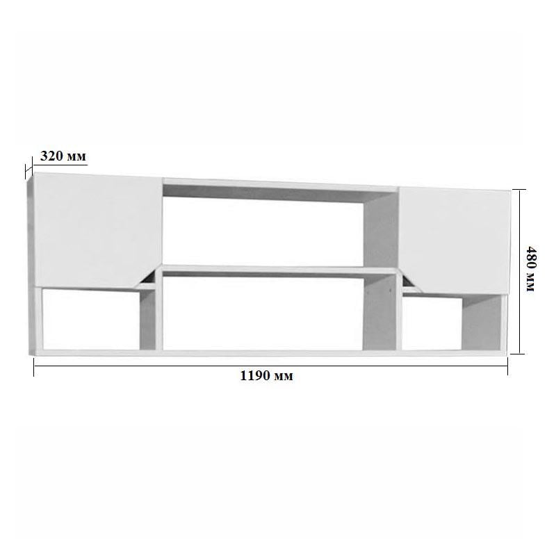 ᐉ Полиця Viorina-Deko MDF FLY Зірки Білий (44563) • Краща ціна в Києві ...