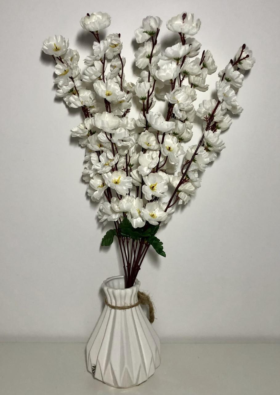 ᐉ Гілка штучна Сакури 60 см Білий 17710681 • Краща ціна в Києві Україні • Купити в Епіцентр