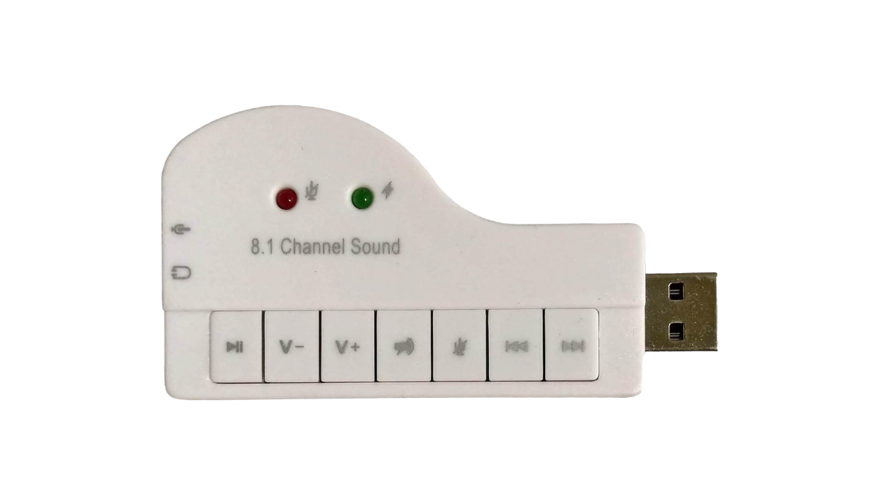 ᐉ Звуковая карта CPL USB-3,5 Mini jack 8в1 Piano (000019891)