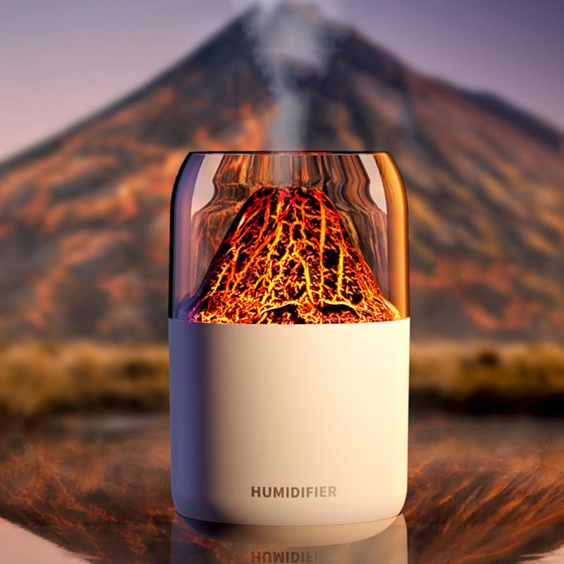 ᐉ Арома-зволожувач повітря Volcano Humidifier з ефектом вулкана та ...