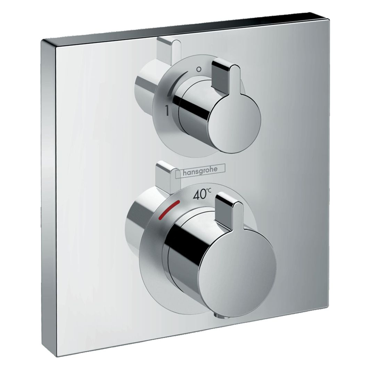 ᐉ Термостат скрытого монтажа Hansgrohe Ecostat Square с запорным ...