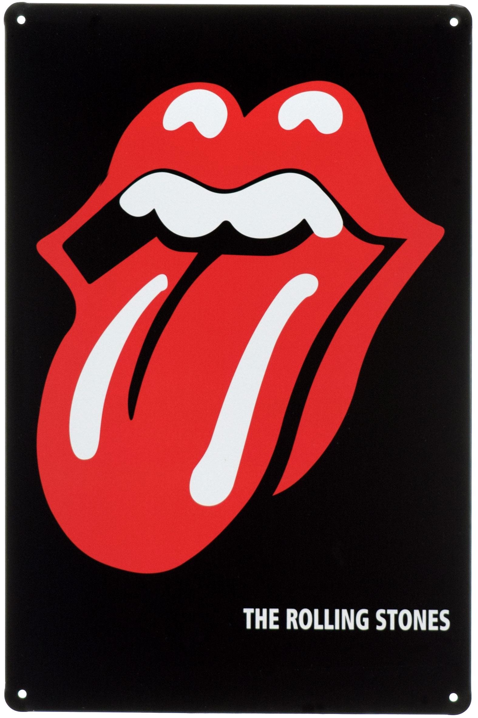 Табличка металева The Rolling Stones Lips 20x30 см • Краща ціна в Києві ...