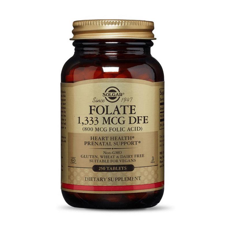 ᐉ Фолиевая кислота Solgar Folate 1333 mcg DFE 250 veg caps