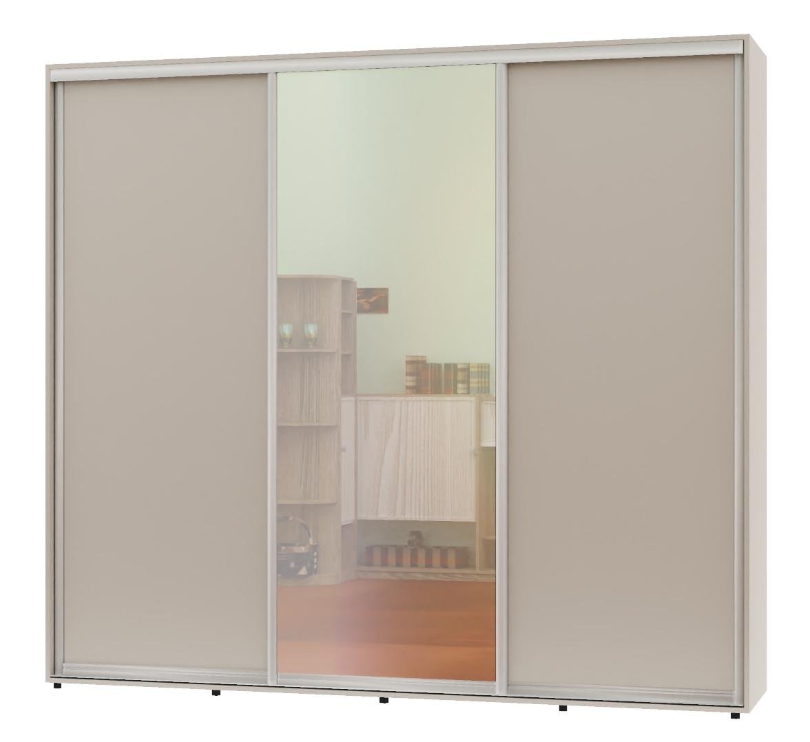 ᐉ Шафа купе тридверна Алекса Люкс 149 ДСП дзеркало ДСП 300х60х240 см