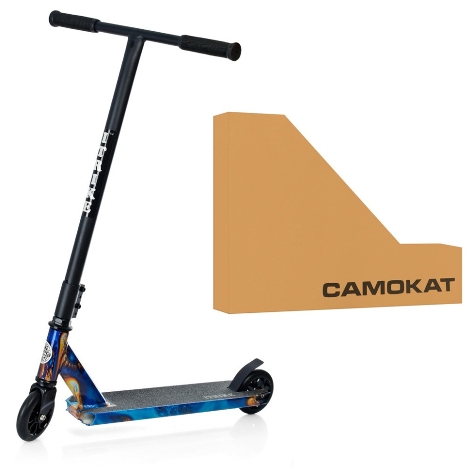 ᐉ Самокат трюковий iTrike з поліуретаном колеса Різнокольоровий (DS-171 ...