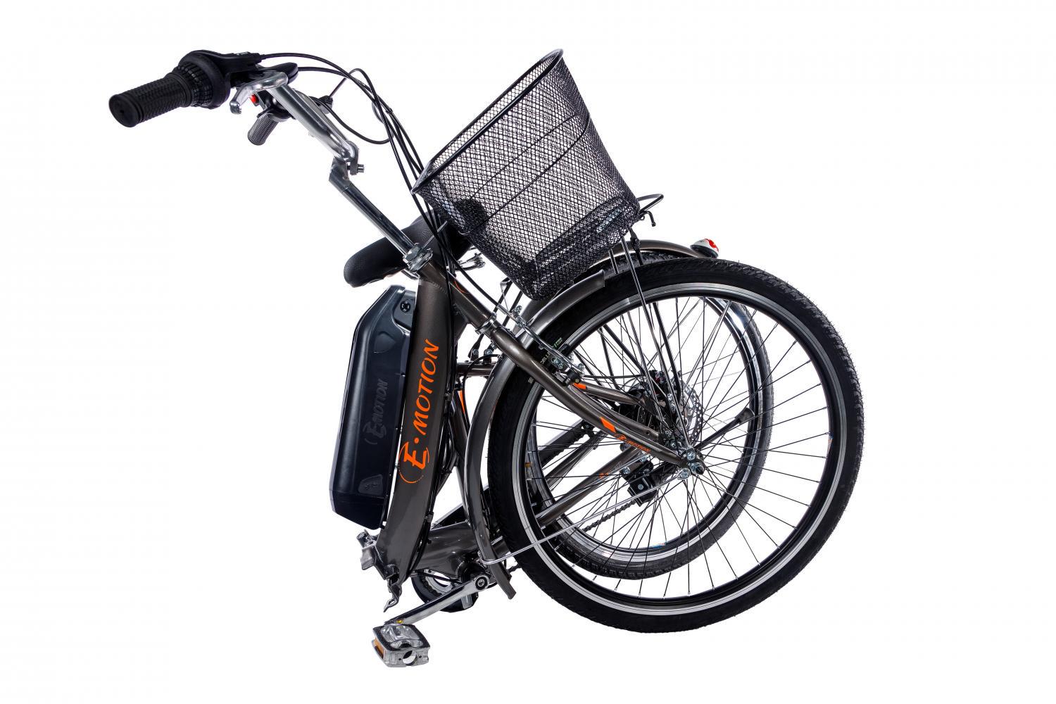ᐉ Електровелосипед складаний E-Motion з низькою рамою 17" колеса 26 ...