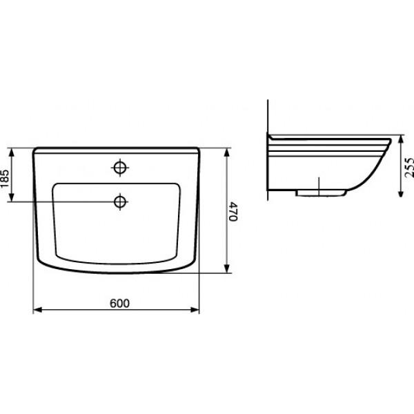 ᐉ Раковина Devit Retro (1010127) • Краща ціна в Києві, Україні • Купити в Епіцентр