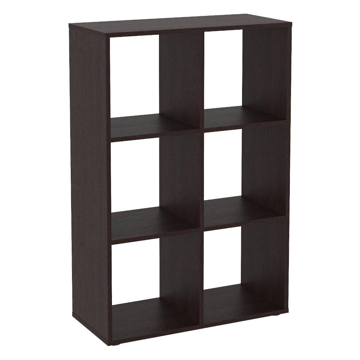 ᐉ Шафа книжкова відкрита Компаніт КШ 21 73х33х109 4 см Венге темний 10790567 • Краща ціна в