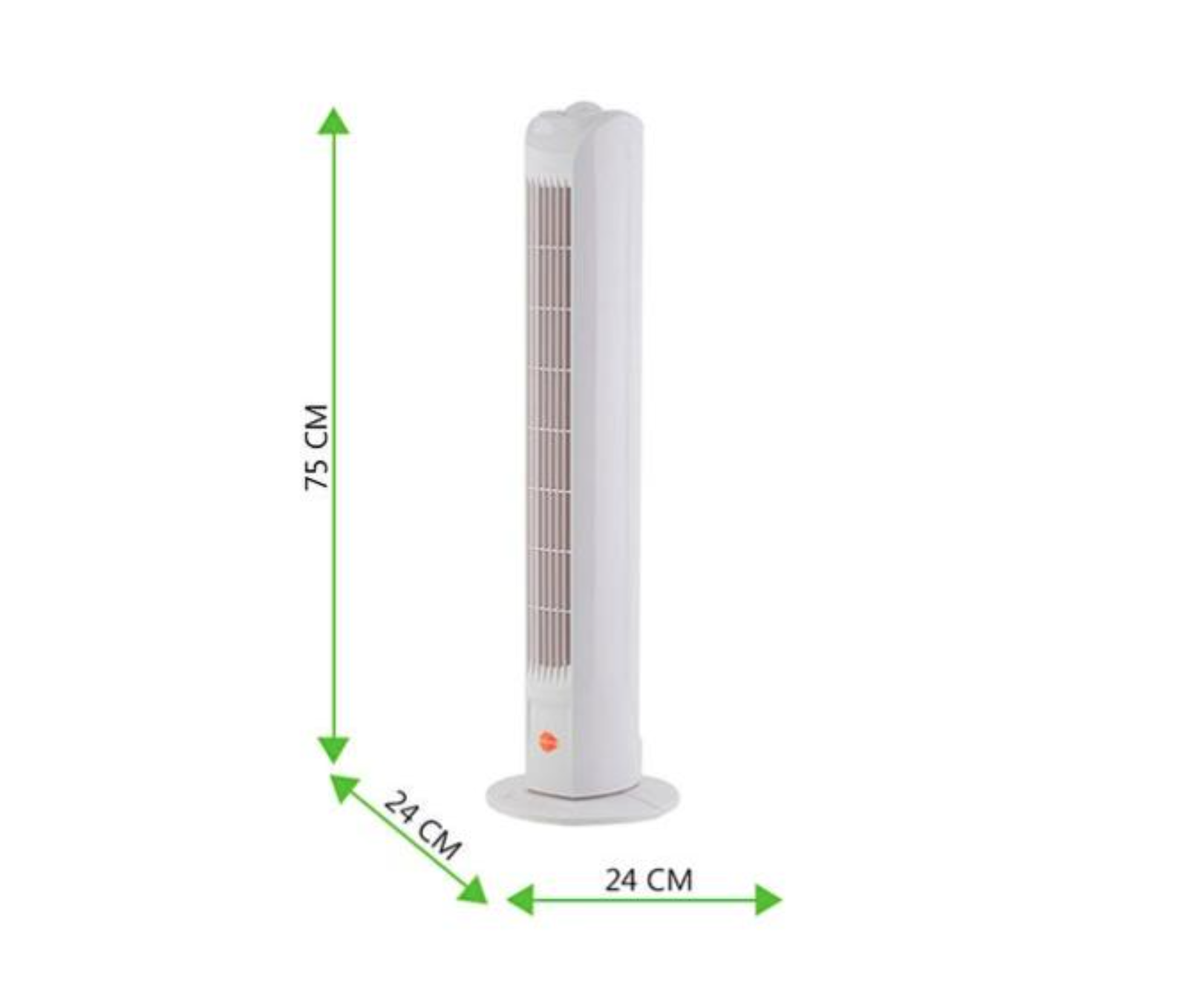 ᐉ Вентилятор підлоговий Equation Tower 45 Вт 75 см Білий • Краща ціна в ...