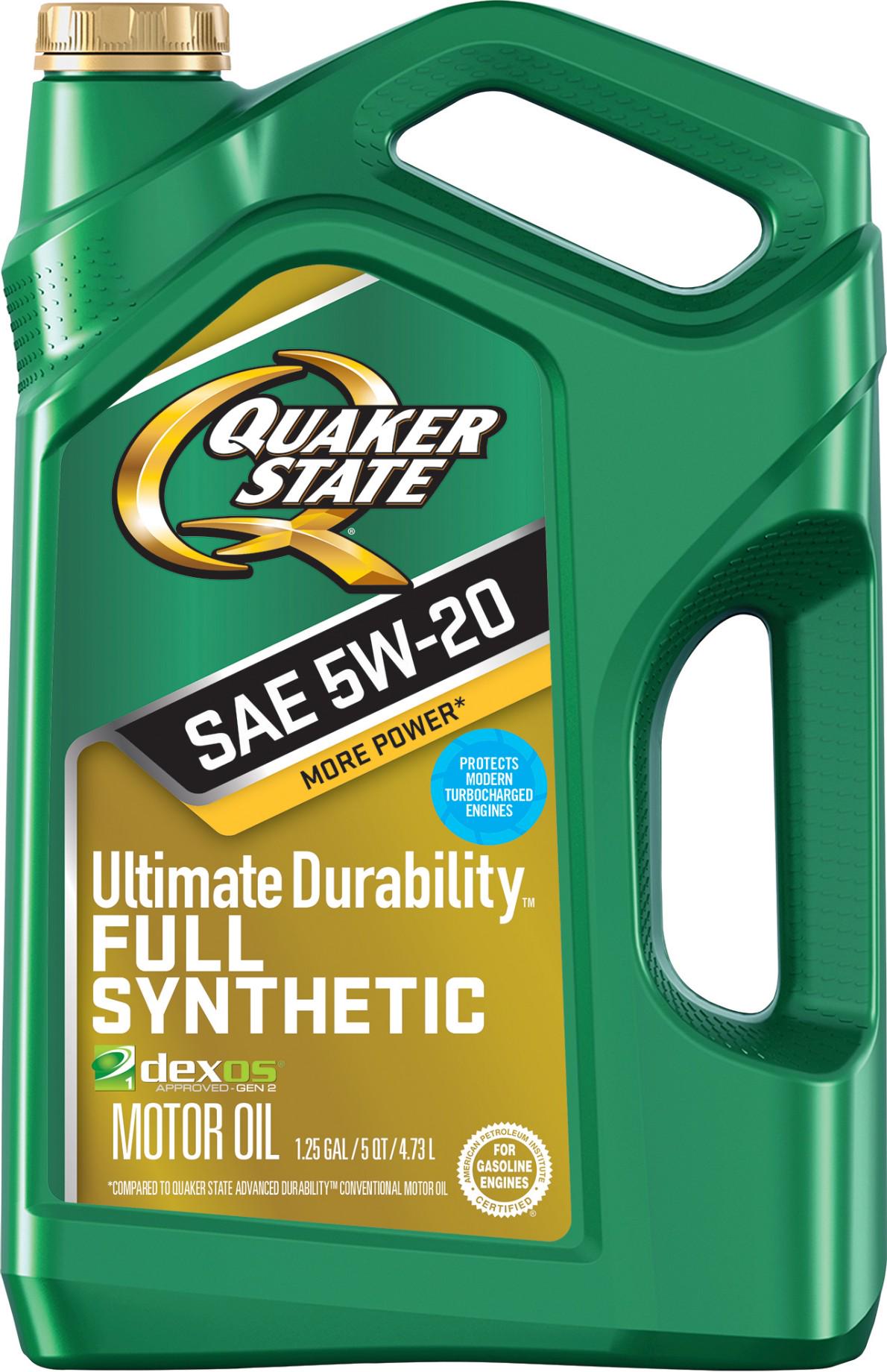 ᐉ Моторное масло Quaker State Ultimate Durability 5W-20 4,73 л