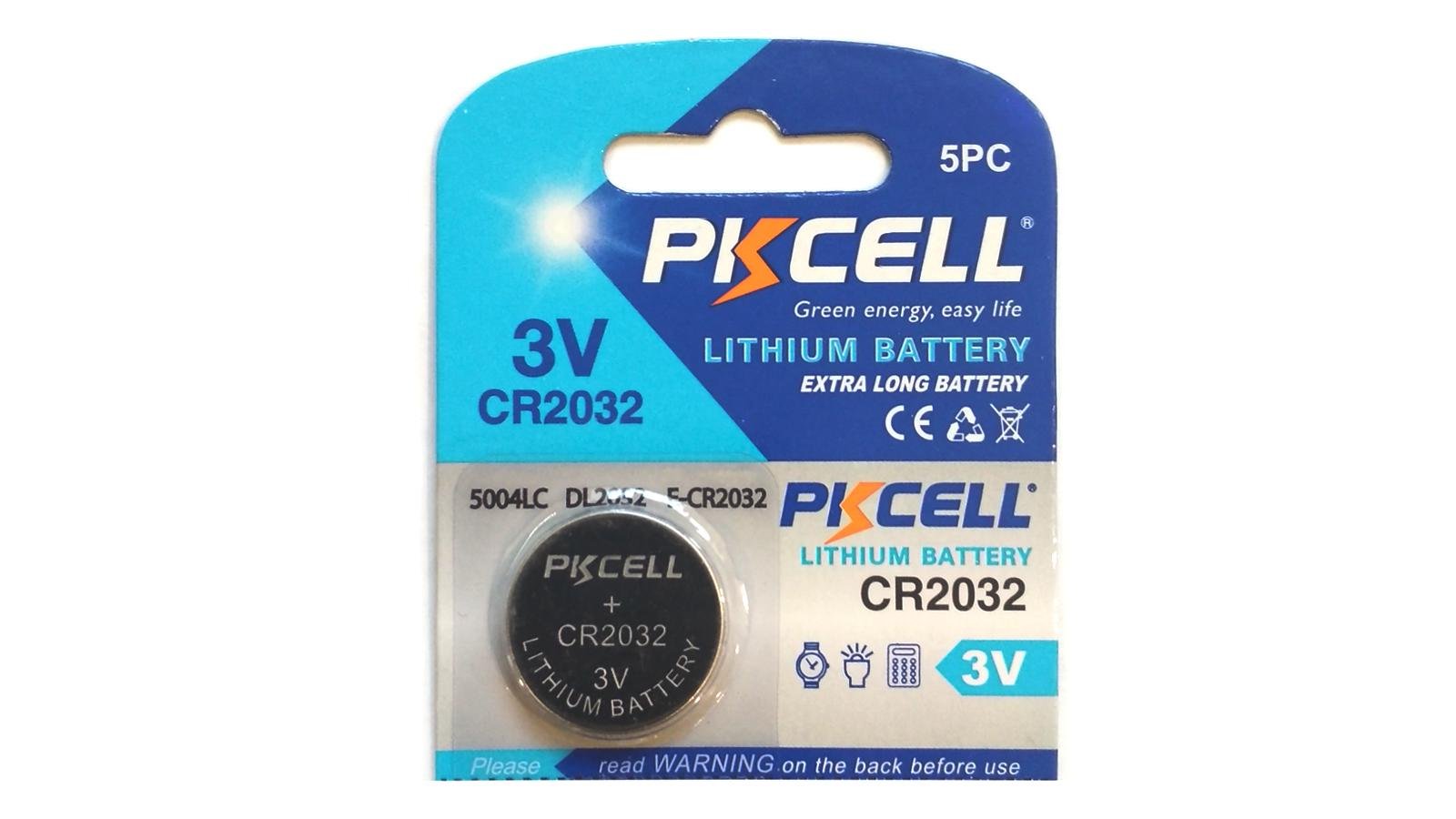 ᐉ Батарейка PKCELL CR2032 литиевая 3 В (562432)