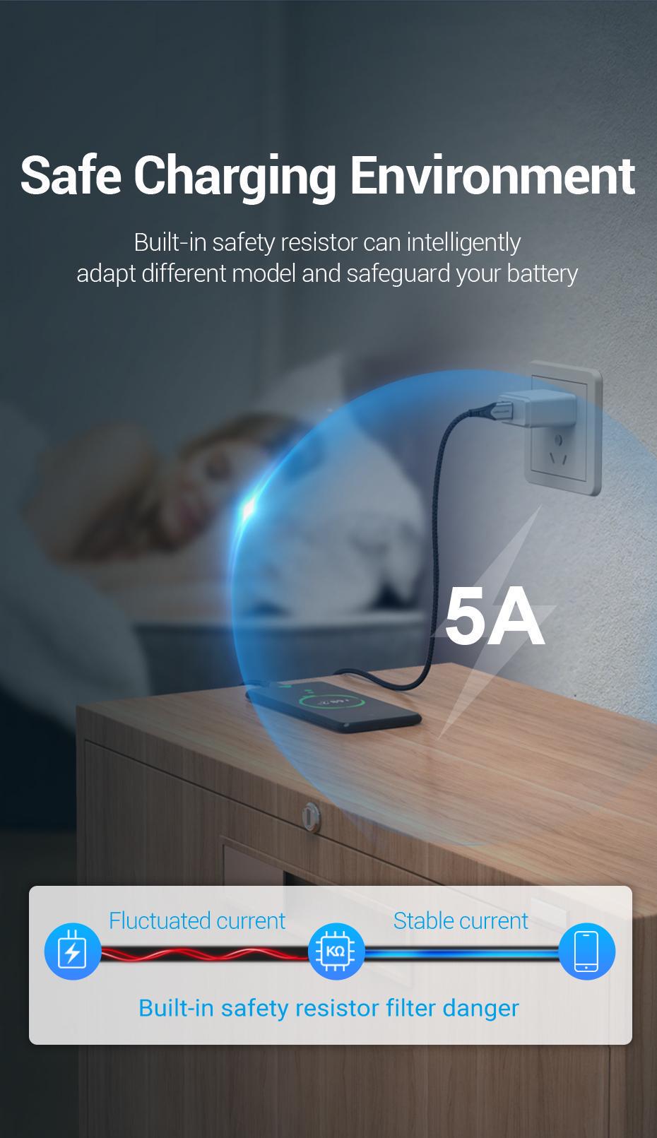 ᐉ Кабель магнітний Vention з двома коннекторами Type-C та Micro-USB 5A ...