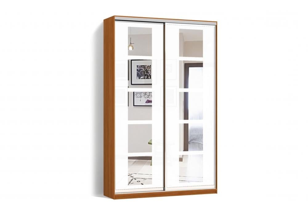 ᐉ Шафа купе Luхe 2 двері Піскоструй Піскоструй малюнок Cls Ii 1600х2100х450 мм Вільха 27487