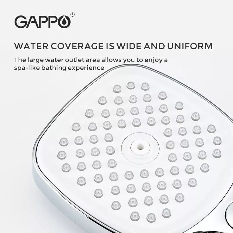 ᐉ Душ ручний Gappo G001 3 режими Білий/Хром • Краща ціна в Києві, Україні • Купити в Епіцентр