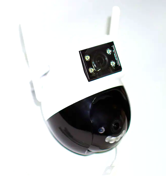 ᐉ Камера видеонаблюдения уличная IP WIFI 4MPx+4MPx IP66 UKC P6 2 ...
