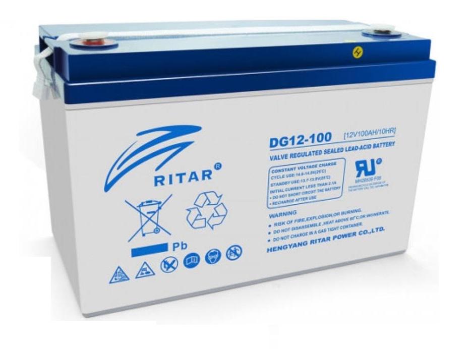 ᐉ Аккумулятор гелевый Ritar DG12-100 12 V 100 mАh для бесперебойника ...