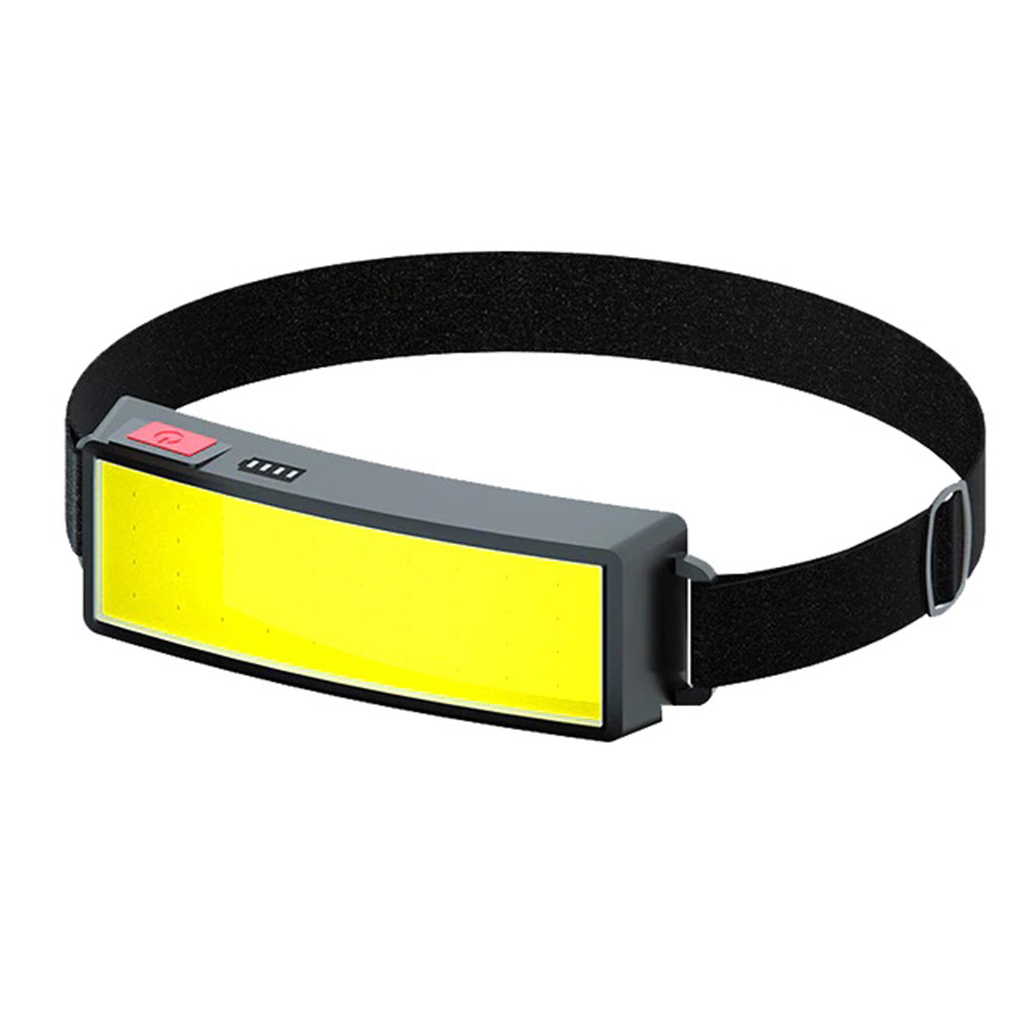 ᐉ Фонарь налобный аккумуляторный Headlamp LED COB с влагозащитой Черный ...