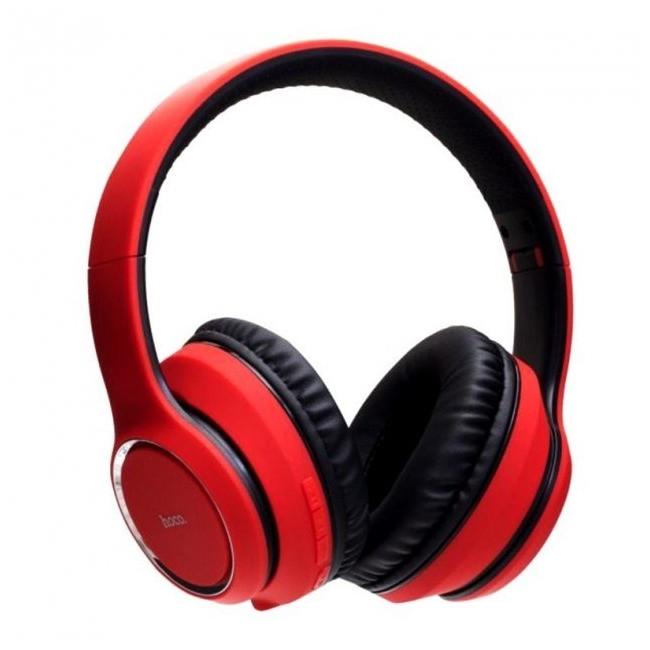 ᐉ Наушники беспроводные накладные Bluetooth HOCO Journey Hi-Res W28 Red ...