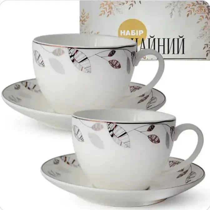 ᐉ Чайний сервіз фарфоровий Snt 1753 3 на 6 персон 12 предметів • Краща ціна в Києві Україні