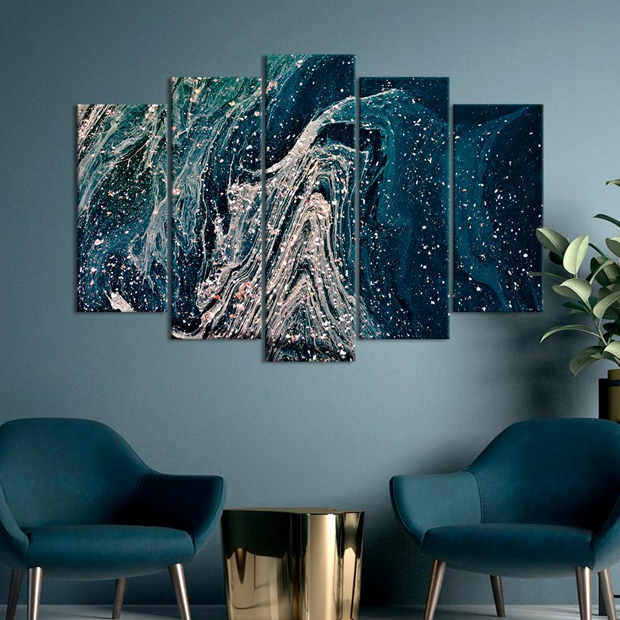 ᐉ Картина абстракция Белые абстрактные изгибы 187x119 см (A895-5) • Купить в Киеве, Украине ...