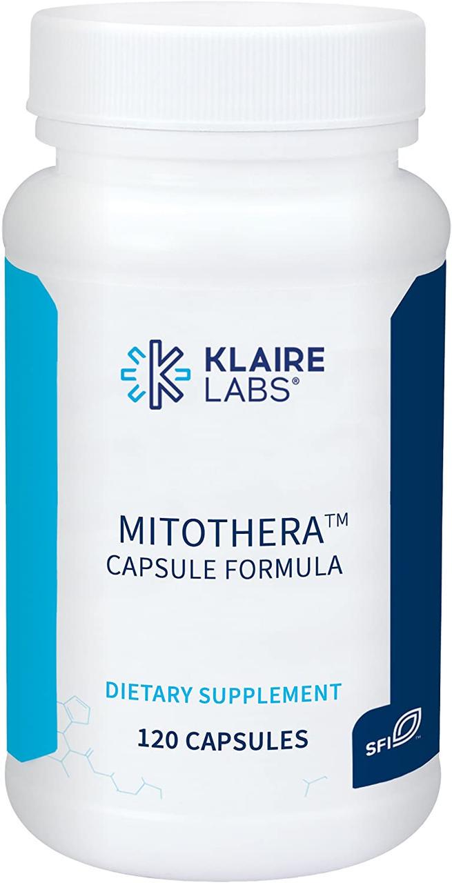 ᐉ БАД Klaire Labs Mitothera with CoQ10 as Ubiquinone and Red Grape Extract 120 капсул