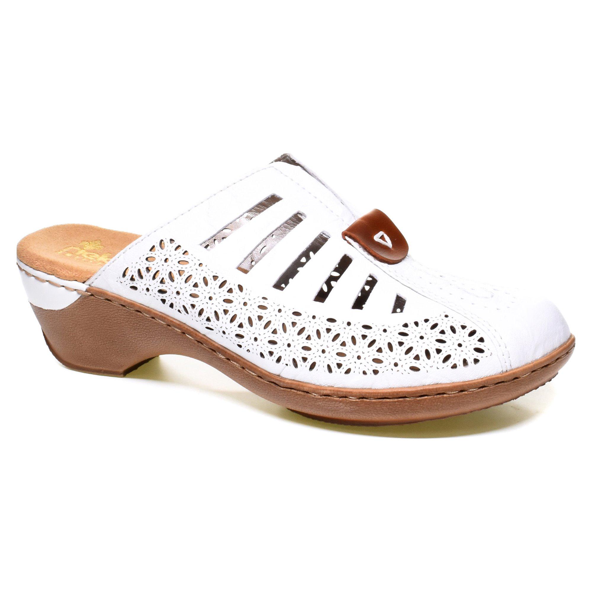 Сабо жіночі Rieker р. 38 Білий (069659-38) • Краща ціна в Києві ...