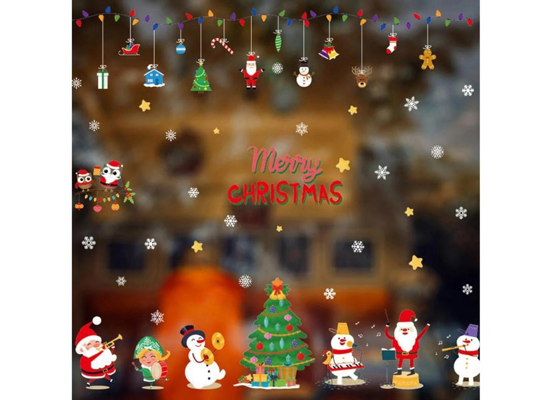 ᐉ Наклейки новогодние многоразовые Дизайн №3 (10-3072) • Купить в Киеве ...