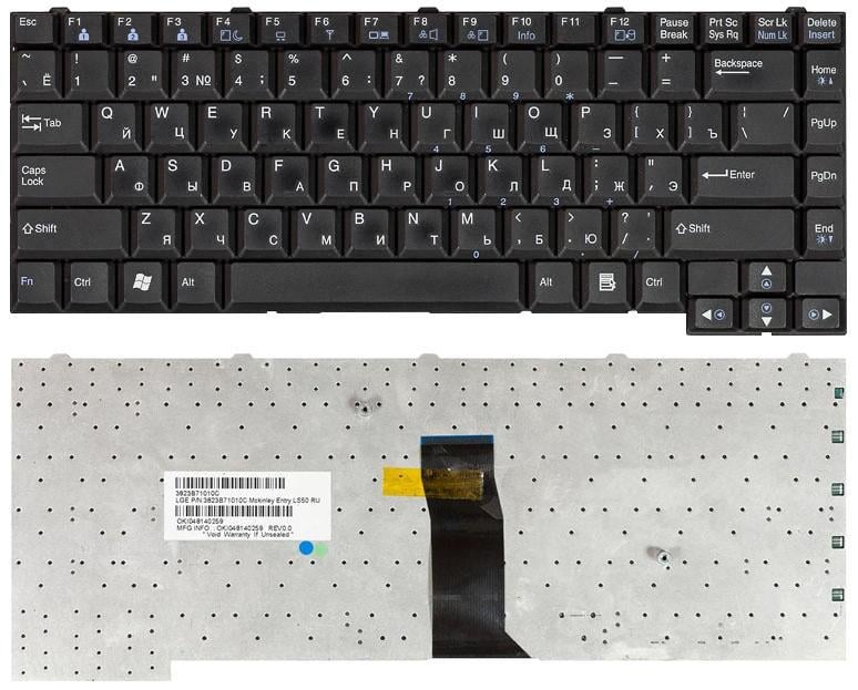 ᐉ Клавиатура для ноутбука LG LM50 Black • Купить в Киеве, Украине ...