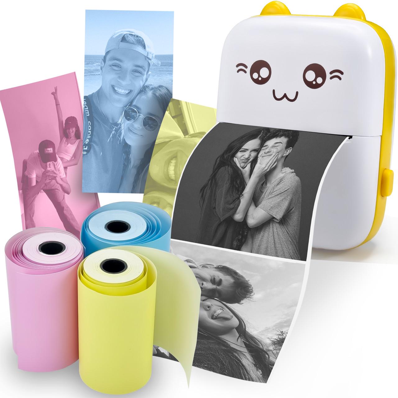 ᐉ Термопринтер портативный JETIX Mini printer Yellow (12115031 ...