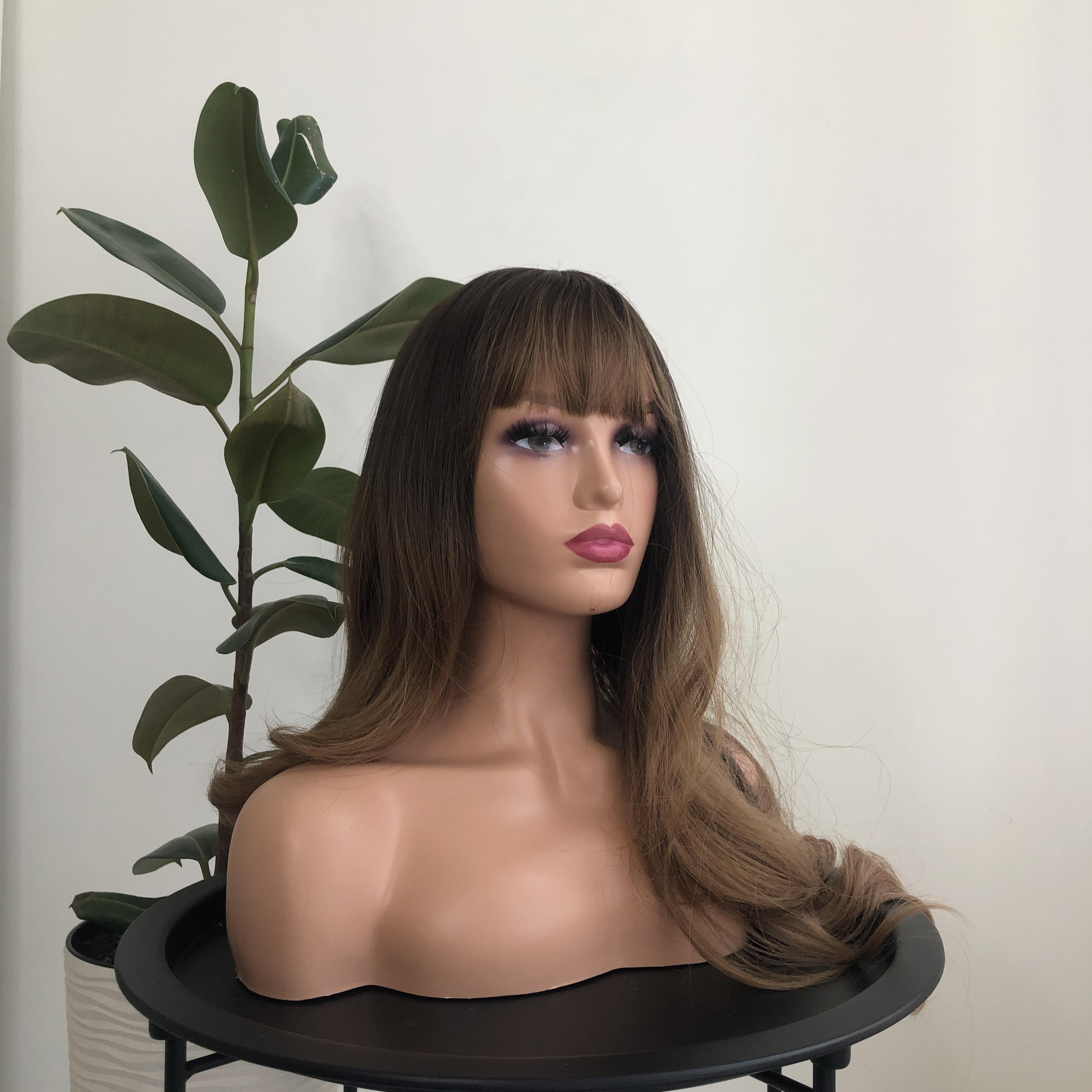 ᐉ Парик KITTO HAIR волнистый с челкой 55 см Русый (2955) • Купить в Киеве, Украине • Лучшая цена ...