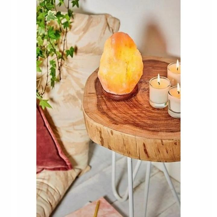 ᐉ Соляна лампа з натуральної гімалайської солі з регулюванням ...