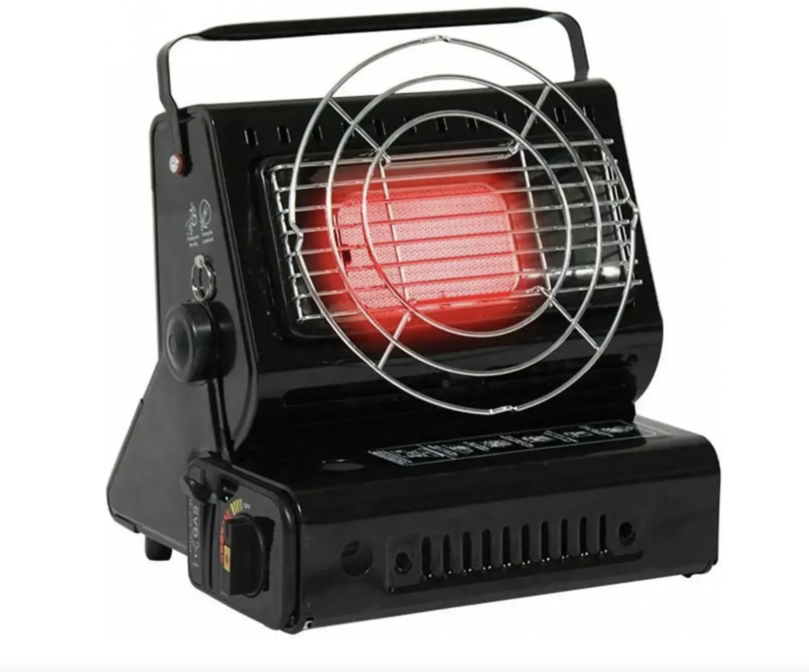 ᐉ Обігрівач плитка газовий 2в1 Happy Home 156 В туристичний з адаптером для побутового балона