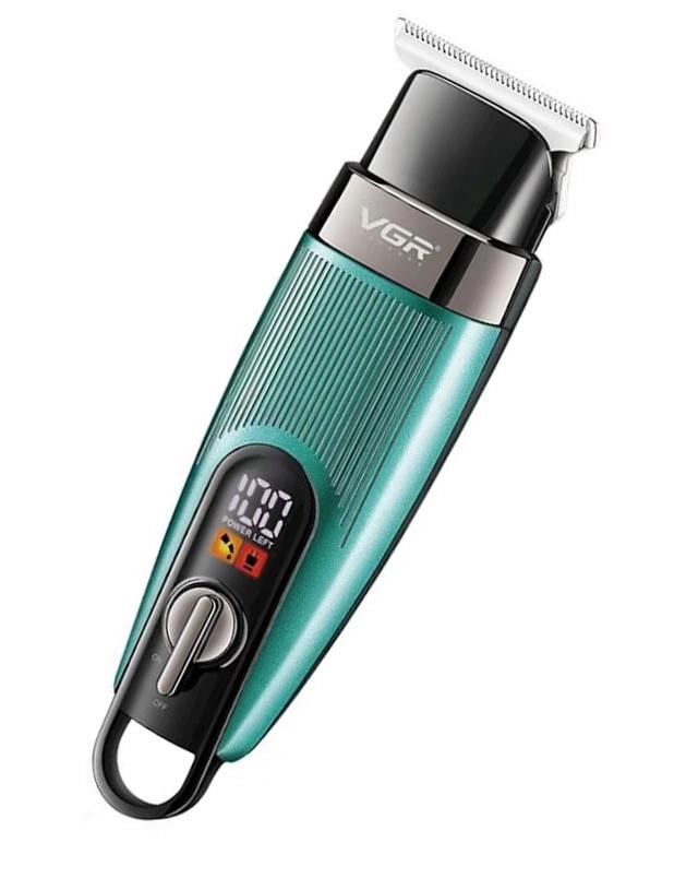 ᐉ Машинка для стрижки VGR V-975 акумуляторна 4 насадки Блакитний (2390000045) • Краща ціна в ...