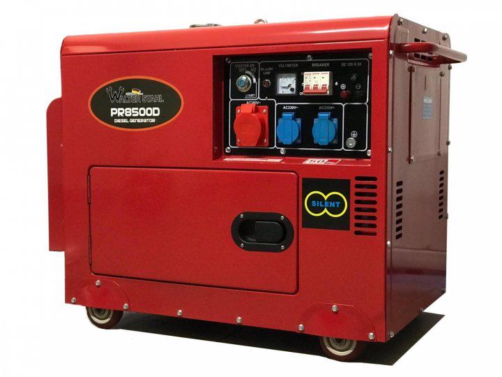 ᐉ Генератор дизельный Walter Stahl PR8500D трехфазный 8.5 кВт
