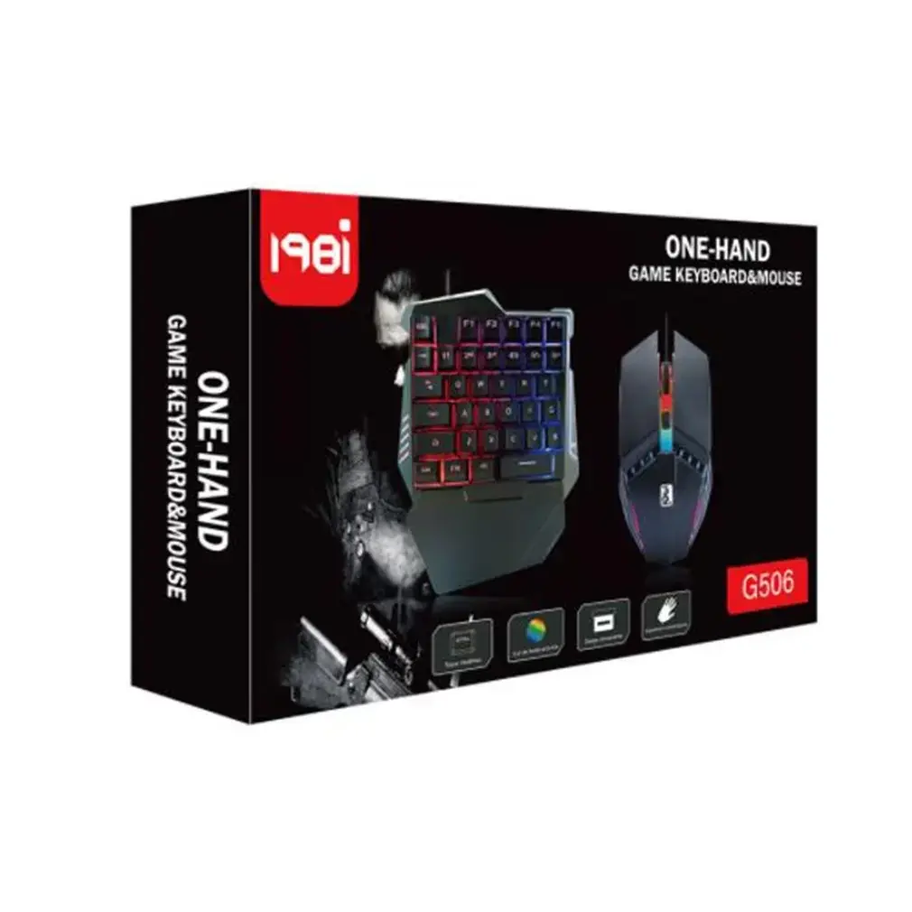 ᐉ Клавіатура та мишка в комплекті 198I G506 Black (198I G506) • Краща ціна в Києві, Україні ...
