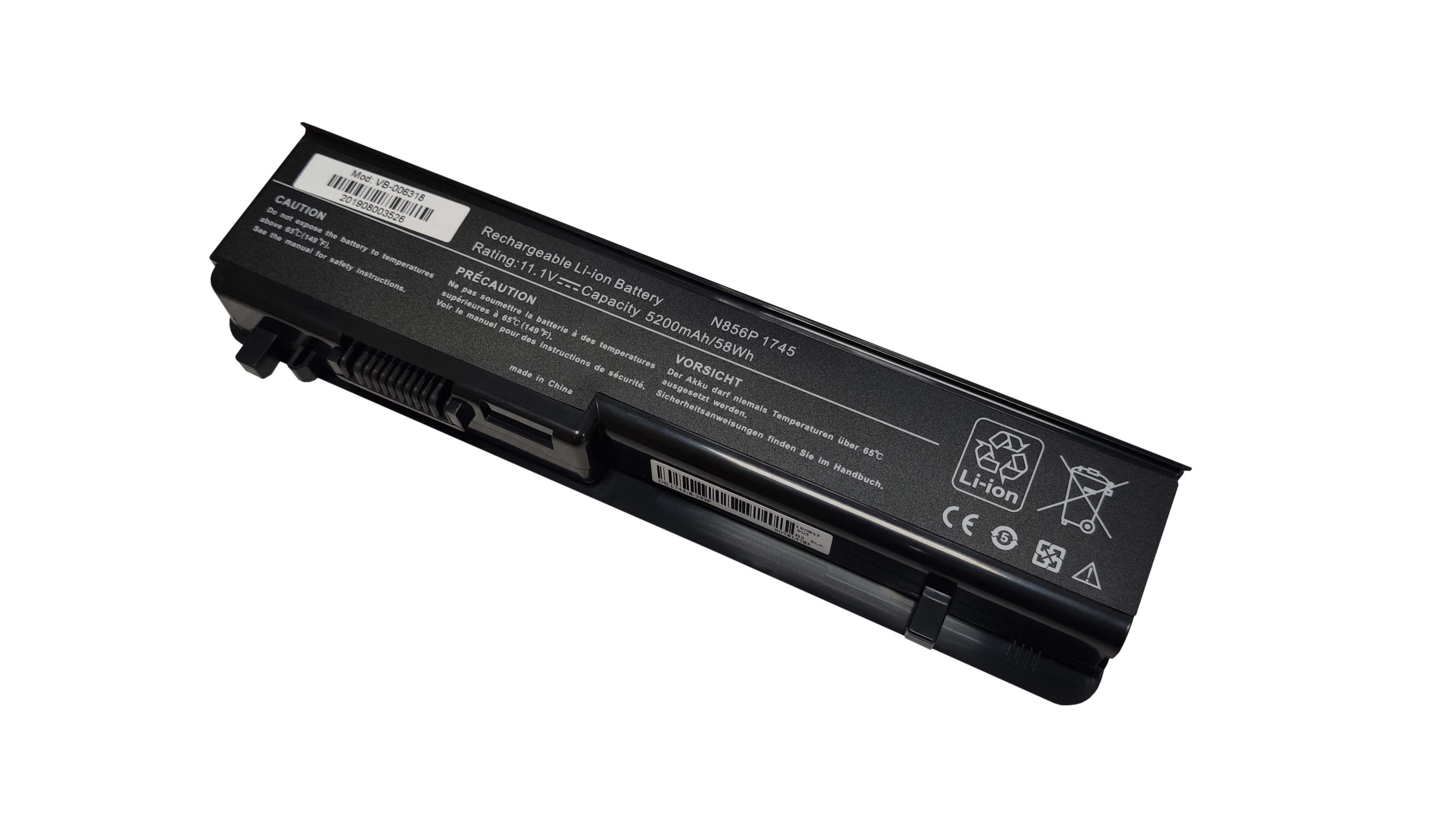 ᐉ Аккумулятор для ноутбука Dell N856P Studio 1745 11,1 V 5200 mAh ...