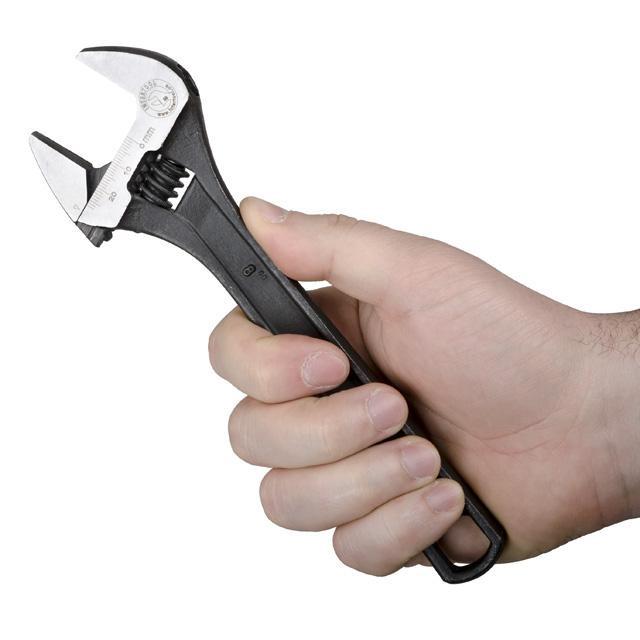 ᐉ Ключ розвідний Intertool Xt 0058 Cr V фосфатований 200 мм Чорний • Краща ціна в Києві Україні