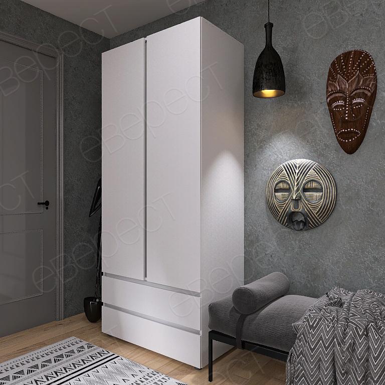 ᐉ Шкаф Everest ШЛ 2 Лайт Everest ЛДСП Нимфея альба • Купить в Киеве Украине • Лучшая цена в