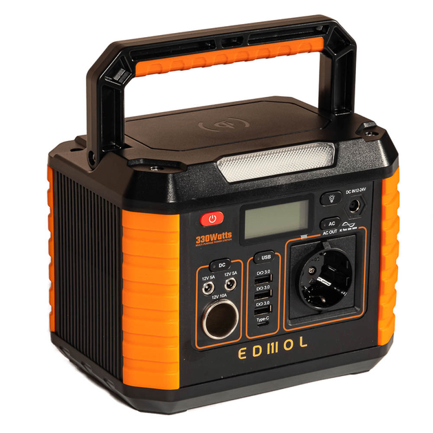 ᐉ Зарядна станція резервного живлення EDMOL 288 Вт/год 330 Вт (OSP-330 ...