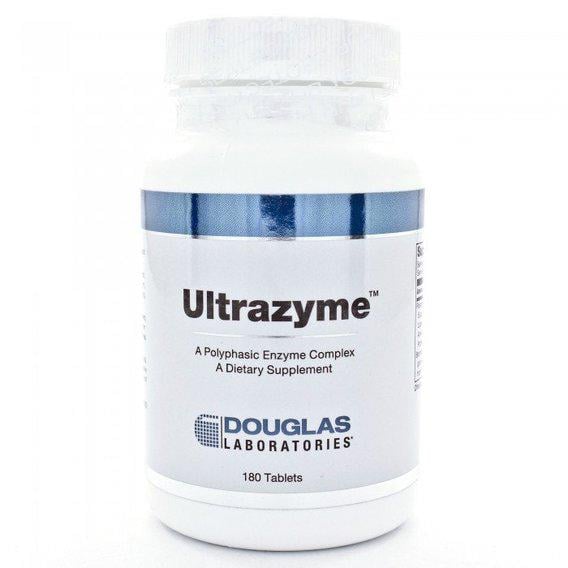 Травні ферменти Douglas Laboratories Ultrazyme A Polyphasic Enzyme 180 ...