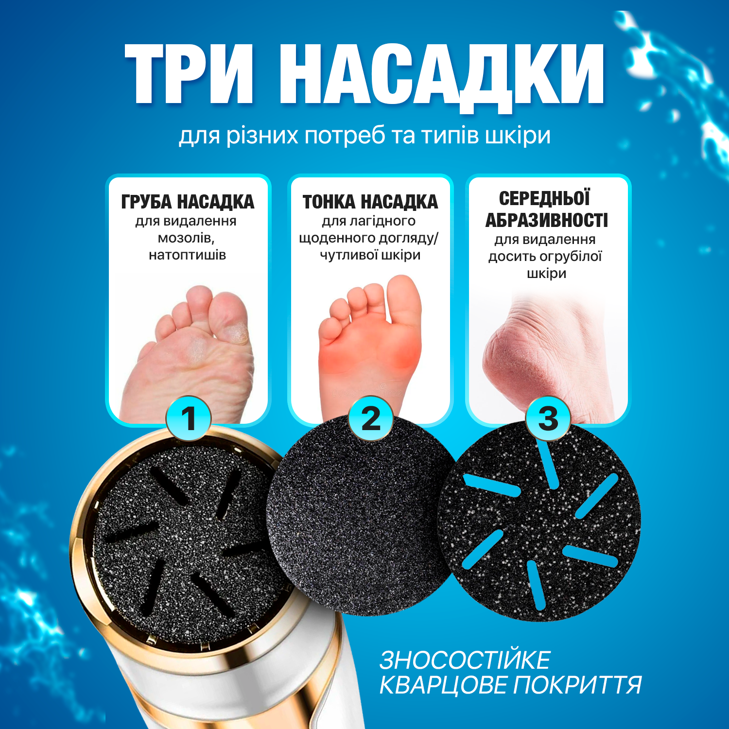 ᐉ Пемза для ног электрическая CRMJ-011 аккумуляторная 1200 мАч ...