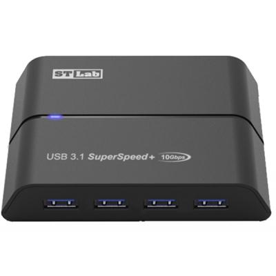 ᐉ Концентратор USB-хаб STLab USB 3.1 Gen2 Type-C - 4x USB-Type-A Power ...