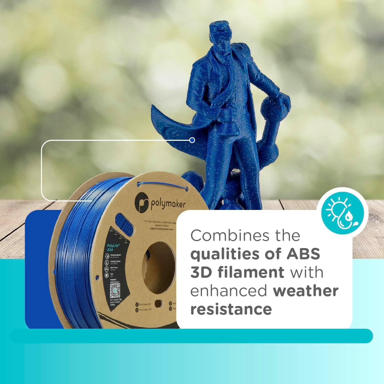 ᐉ Філамент для 3D-друку Polymaker PolyLite ASA 1 кг 1,75 мм з УФ ...