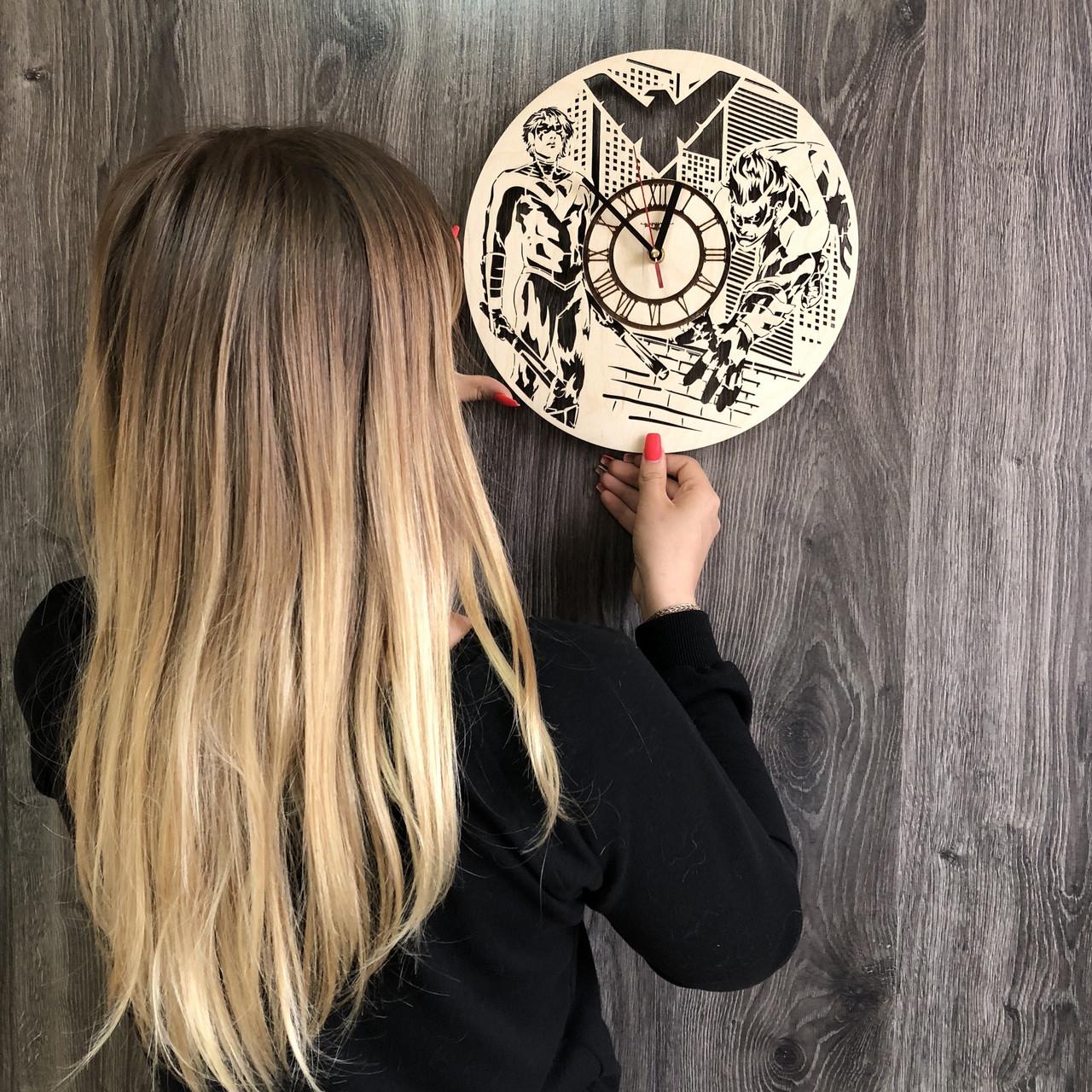 ᐉ Годинник настінний з дерева в інтерєр Найтвинг • Краща ціна в Києві Україні • Купити в Епіцентр